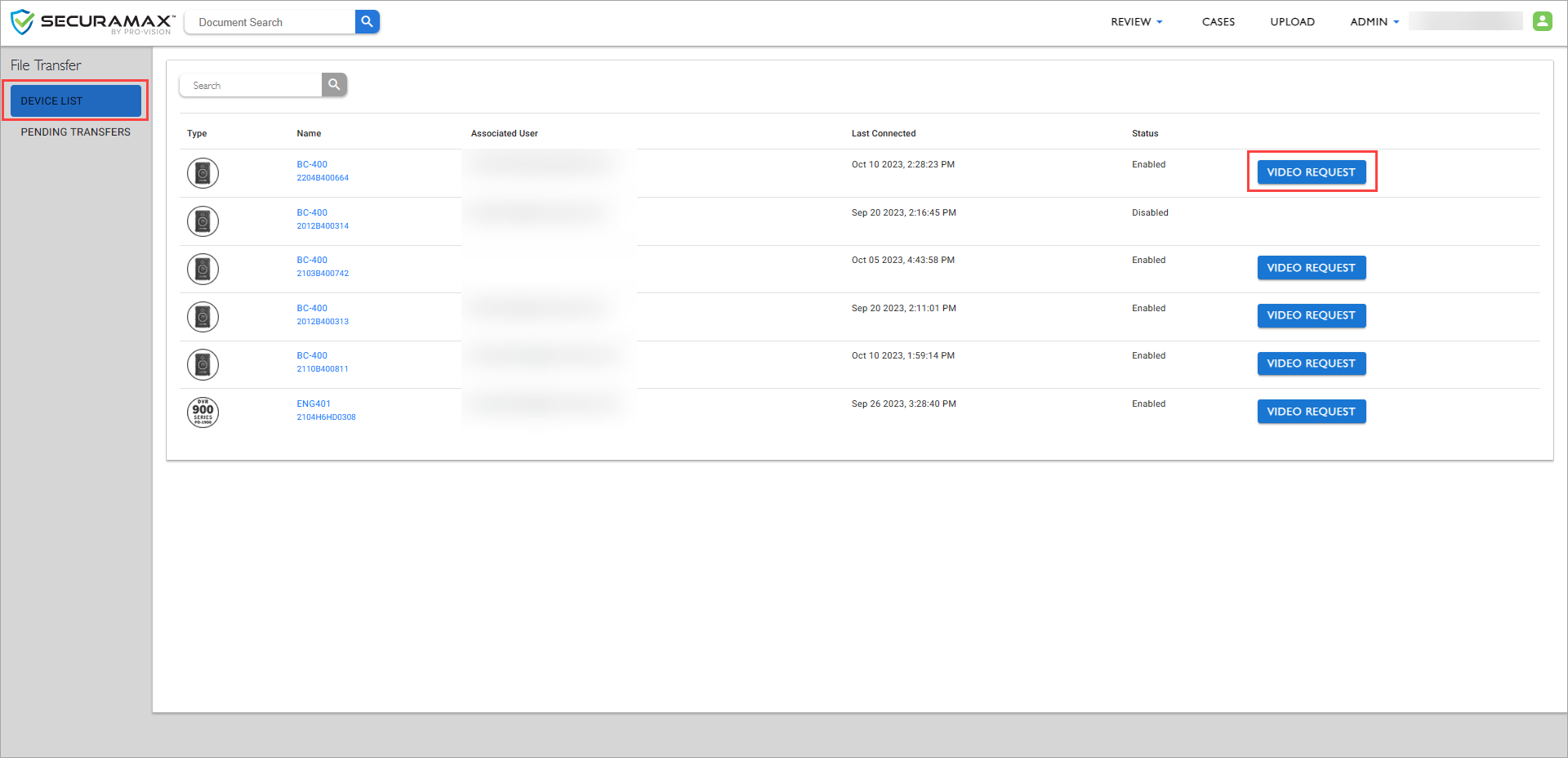 SecuraMax: Requesting a Non-Event Video – Pro-Vision Video Systems